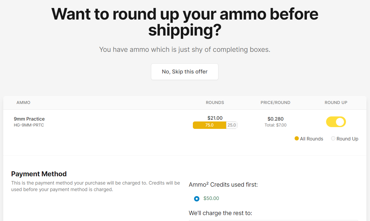 How do I request an ammo shipment? – AMMOSQUARED INC.