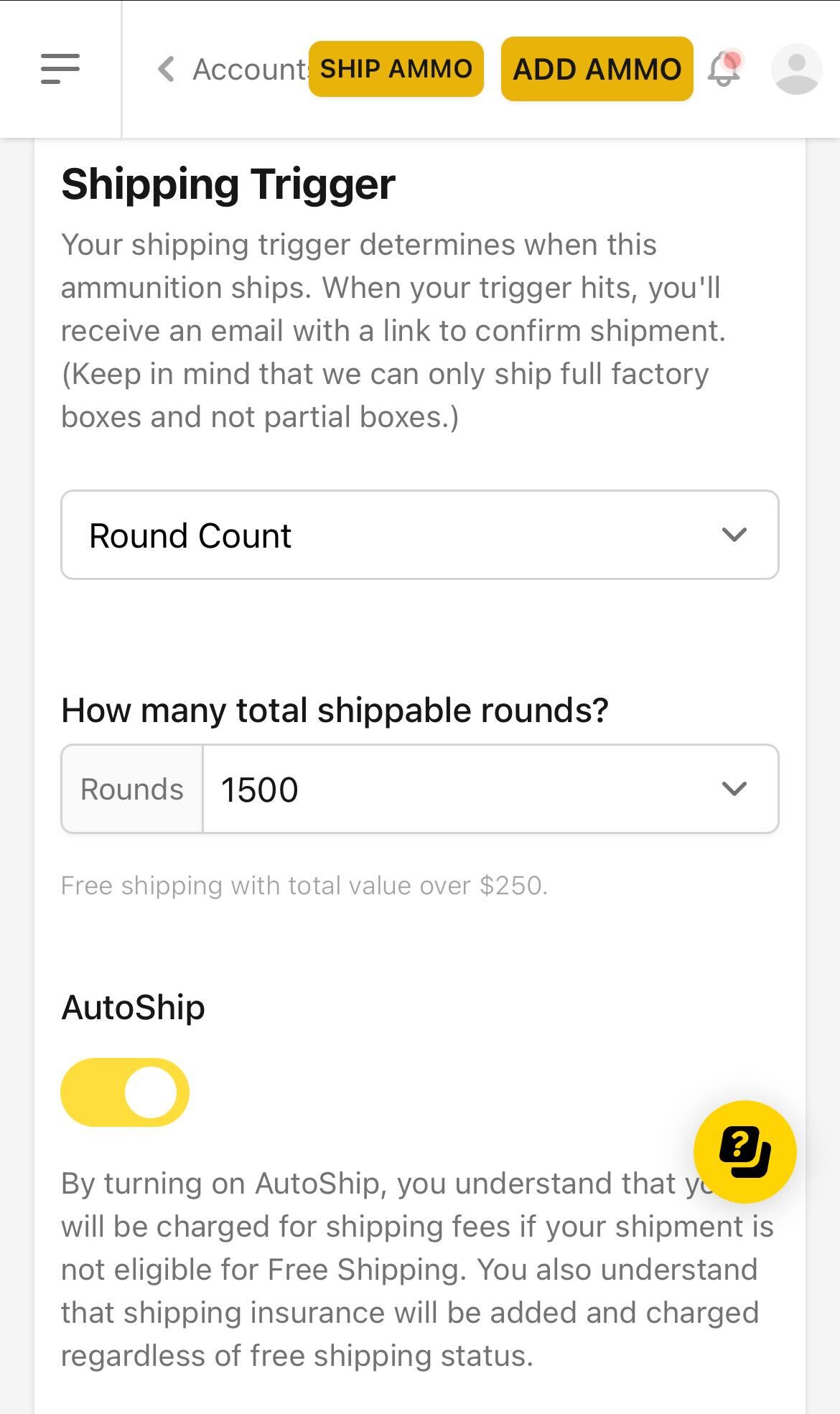 How Do I Set Up AutoShip? – AMMOSQUARED INC.